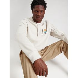 Columbia Athletic Sweatshirt 'Trek' male size M Greige / Petrol / Orange / Black
