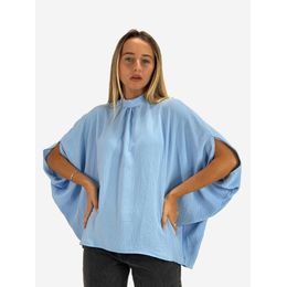Elara Bluse Damen Gr&ouml;&szlig;e M hellblau