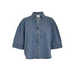 Sel by peppercorn Peppercorn Bluse 'No&eacute;lle' Damen Gr&ouml;&szlig;e M blue denim