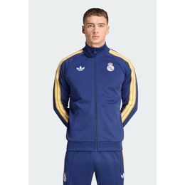 adidas Performance Trainingsjacke 'Real Madrid' Herren Gr&ouml;&szlig;e M dunkelblau / goldgelb / wei&szlig;