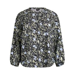 ZIZZI Blusen 'Caava' Damen Gr&ouml;&szlig;e 7XL/8XL beige / blau / schwarz