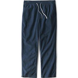 LANDS' END Classic Fit Schlupfbund-Feincordhose, Herren,  Braun, Baumwolle, by Lands' End