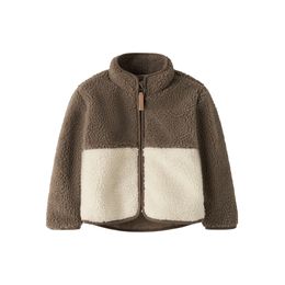 Lil'atelier Jacke Jungen Gr&ouml;&szlig;e 92 braun / wei&szlig;