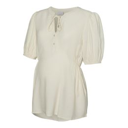 MAMALICIOUS Umstand Bluse 'MLPaulina Lia' Damen Gr&ouml;&szlig;e L beige