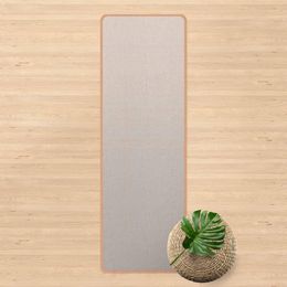 Bilderwelten Yogamatte Kork Illustration grau Training Sportmatte - Farbverlauf Grau - Gymnastik rutschfest
