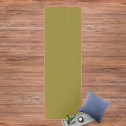 Bilderwelten Yogamatte Kork Unifarben gr&uuml;n Training Sportmatte - Lindgr&uuml;n Bambus - Gymnastik rutschfest