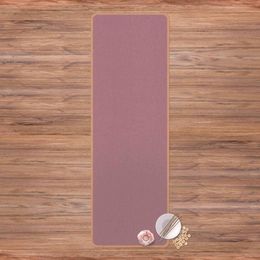 Bilderwelten Yogamatte Kork Unifarben violett Training Sportmatte - Malve - Gymnastik rutschfest