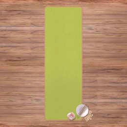 Bilderwelten Yogamatte Kork Unifarben gr&uuml;n Training Sportmatte - Fr&uuml;hlingsgr&uuml;n - Gymnastik rutschfest