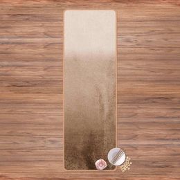 Bilderwelten Yogamatte Kork Illustration braun Training Aquarell - Spiel der Farben Verblassendes Sepia - Gymnastik rutschfest