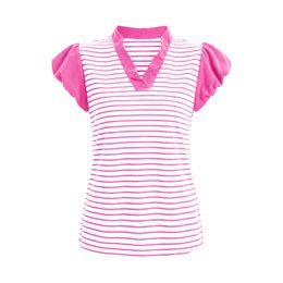 Imily Bela T-Shirt Damen Gr&ouml;&szlig;e M pink / wei&szlig;