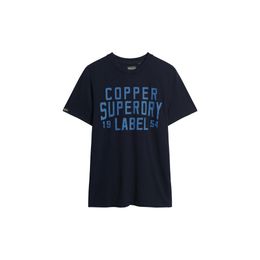 Superdry & Co T-Shirt 'Copper' Herren Gr&ouml;&szlig;e XL navy / taubenblau