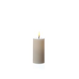 Deluxe Homeart LED Kerze Mia Echtwachs flackernd H: 10cm D: 5cm in creme | Gr.: onesize