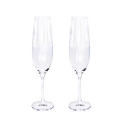Home&Styling Collection Champagnergl&auml;ser in transparent | Gr.: onesize