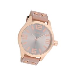 Analog-Armbanduhr Oozoo Timepieces rosa extra gro&szlig; (ca. 51mm) | Gr.: onesize