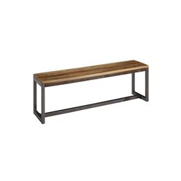 FineBuy Sitzb&auml;nk in Braun / Mango / 45x120x46 | Gr.: onesize