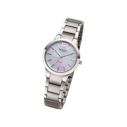 Regent Uhren Analog-Solaruhr Regent Metallarmband silber, grau klein (ca. 30mm) | Gr.: onesize