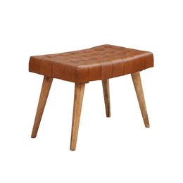 FineBuy Hocker und Sitzs&auml;cke in Braun / Mango / 67x39x47 | Gr.: onesize
