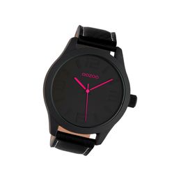 Analog-Armbanduhr Oozoo Timepieces schwarz extra gro&szlig; (ca. 46mm) | Gr.: onesize