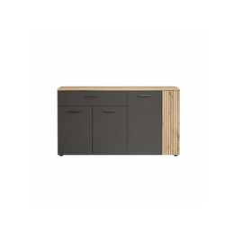 ebuy24 Sideboard Esteban Grau 150 x 42 cm | Gr.: onesize