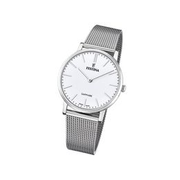Analog-Armbanduhr Festina Swiss Made silber mittel (ca. 39mm) | Gr.: onesize