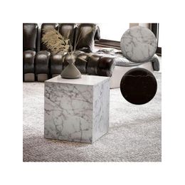 FineBuy Couchtisch in Wei&szlig; / MDF / 40x40x45 | Gr.: onesize