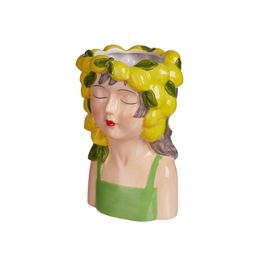 Butlers Vase LEMON Girl 2er-Set in Gelb | Gr.: onesize