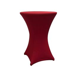 Lumaland Stehtischhusse 80-85cm rot rot | Gr.: onesize