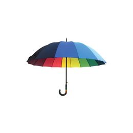 Yuhu Gro&szlig;er Regenbogen-Regenschirm mit Automatik in Mehrfarbig | Gr.: onesize