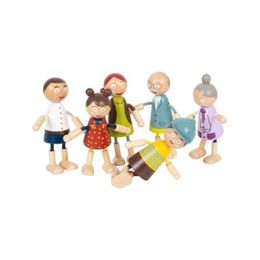 Small Foot Spielzeug - Biegepuppen-Familie aus Holz | Gr.: onesize