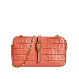 Coccinelle Mini Bag Croco Soft - Umh&auml;ngetasche 20 cm (geranium) in geranium | Gr.: onesize