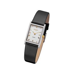 Regent Uhren Analog-Armbanduhr Regent Lederarmband schwarz extra gro&szlig; (ca. 22x34mm) | Gr.: onesize