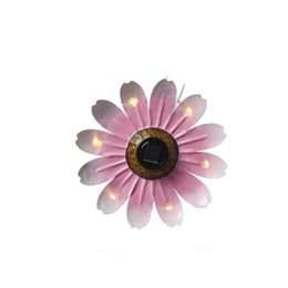 MARELIDA LED Solar Blume H&auml;ngedeko Lichtsensor D: 14cm in rosa | Gr.: onesize