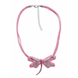 Collezione Alessandro Kurze Kette " Dragonfly " in rosa | Gr.: onesize