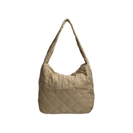 Seidenfelt Hetta Maxi Hobo - Schultertasche 42 cm (cool grey) in soft toffee | Gr.: onesize