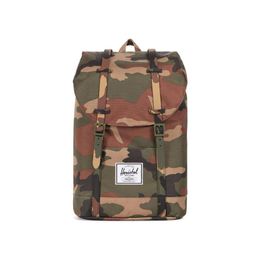 HERSCHEL Retreat 19.5 - Rucksack 15" 43 cm (fiery red night camo) in woodland camo | Gr.: onesize