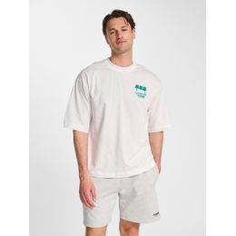 Hummel T-Shirt Hmloversized Lebensstil Erwachsene in BLANC DE BLANC | Gr.: XXL