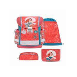 Belmil 4tlg-Set: Schulranzen Set Classy Sea Queen in Rosa H36xL32xT19 cm | Gr.: onesize