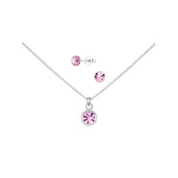 Alexander York Schmuckset SOLIT&Auml;R light rose in 925 Sterling Silber, 4-tlg. in silber | Gr.: onesize