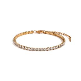 Himmelsfl&uuml;sterer Tennis-Armband in Gold | Gr.: onesize