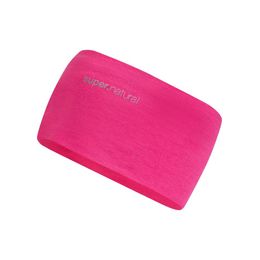 super.natural Merino Stirnband WANDERLUST HEADBAND in Pink | Gr.: onesize