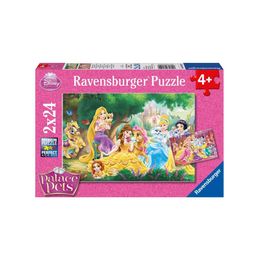 Ravensburger Disney Prinzessin: Beste Freunde der Prinzessinnen. Puzzle 2 x 24 Teile | Gr.: onesize