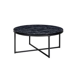 FineBuy Couchtisch in Schwarz / MDF / 80x80x35 | Gr.: onesize