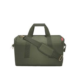 Reisenthel travelling allrounder L - Reisetasche 48 cm (summerstripes black) in forest gold | Gr.: onesize