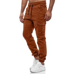 Tazzio Cargohose "16610" - Regular Fit - in Camel | Gr.: XS