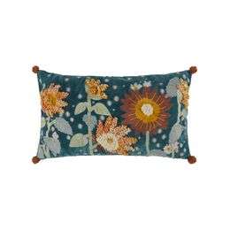 Butlers Kissen BOHEMIAN Blumenwiese in Blau | Gr.: onesize