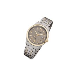 Regent Uhren Analog-Armbanduhr Regent Titan-Uhren silber, grau, gold mittel (ca. 36mm) | Gr.: onesize