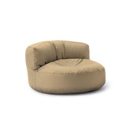 Lumaland Sitzsack-Sofa Outdoor rund 320l beige Braun | Gr.: onesize