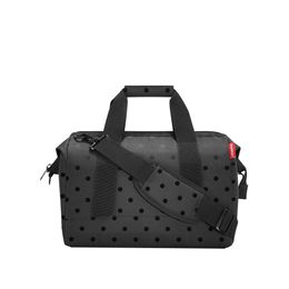 Reisenthel travelling allrounder M - Reisetasche 40 cm (twist navy) in glossy dots black | Gr.: onesize