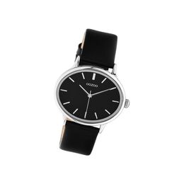 Analog-Armbanduhr Oozoo Timepieces schwarz extra gro&szlig; (ca. 38x31mm) | Gr.: onesize
