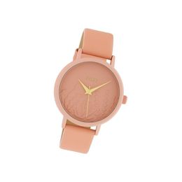 Analog-Armbanduhr Oozoo Timepieces orange mittel (ca. 36mm) | Gr.: onesize